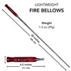 Pocket Fire Bellows – Near Zero Outdoor Gear